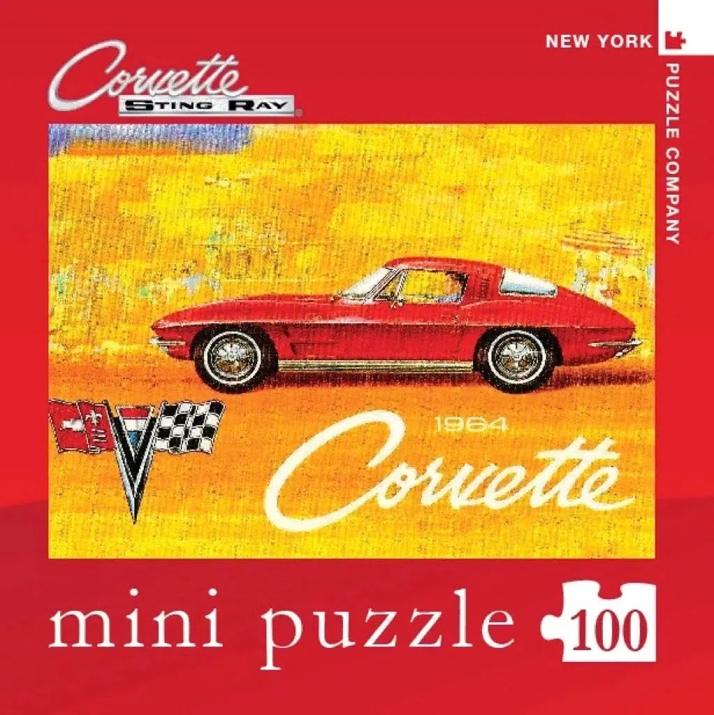 1964 Corvette 100 Piece Mini Jigsaw Puzzle NYPC – Magic Kites and Toys