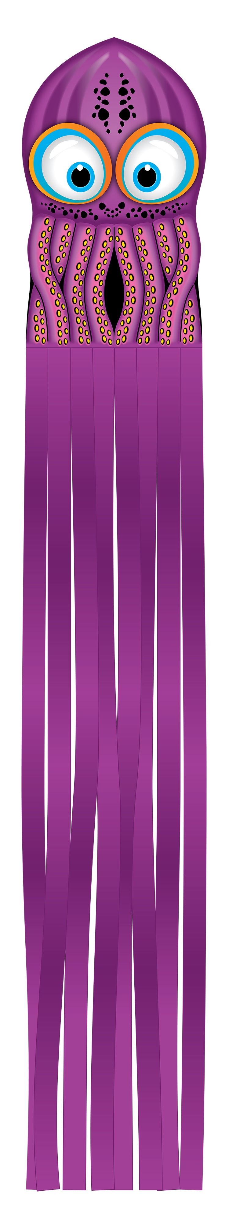 SuperSized Octopus Ripstop Nylon Kite, 168 Inches Long – Magic Kites ...